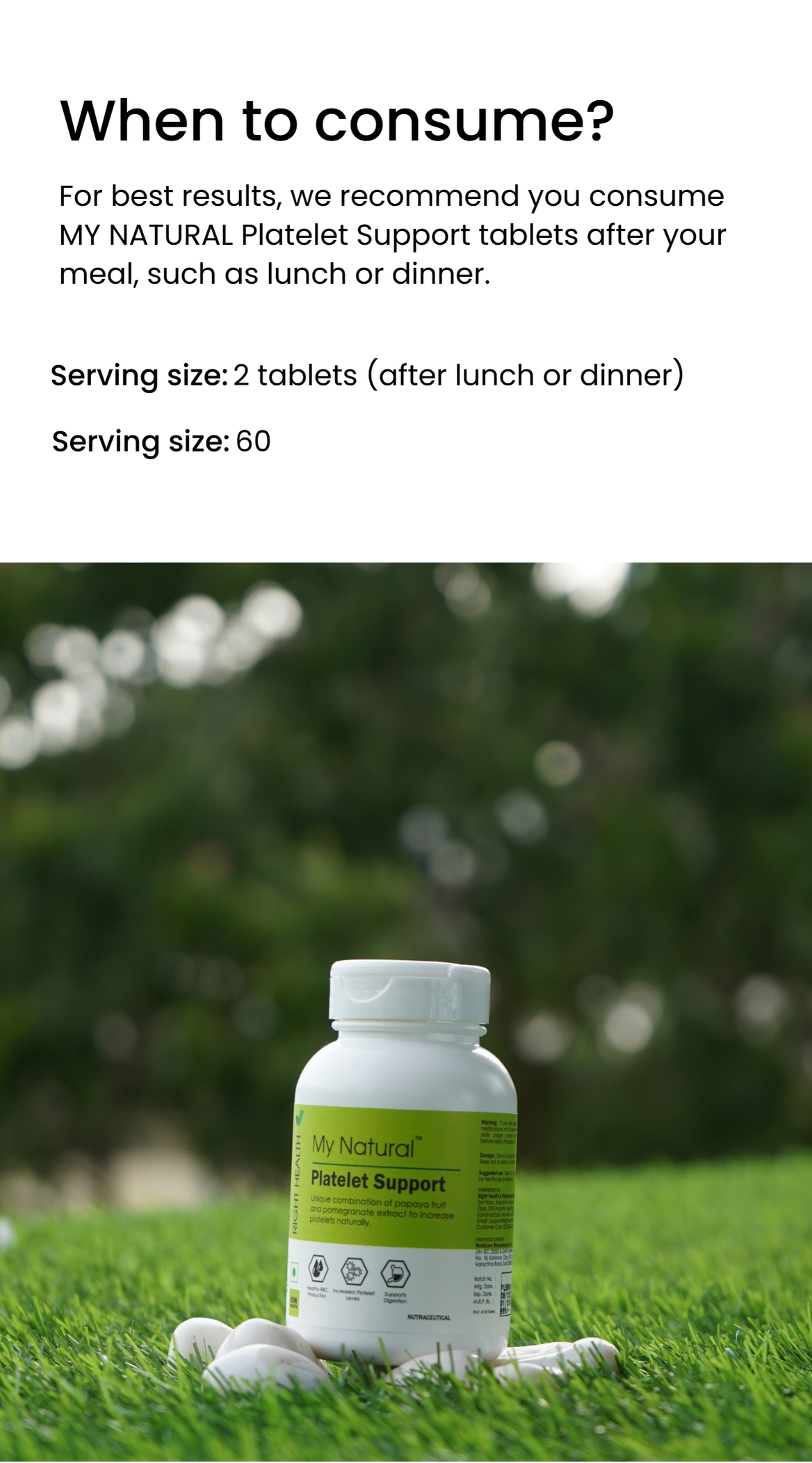 Increase Platelet Count | My Natural Platelet Support | Righthealth
